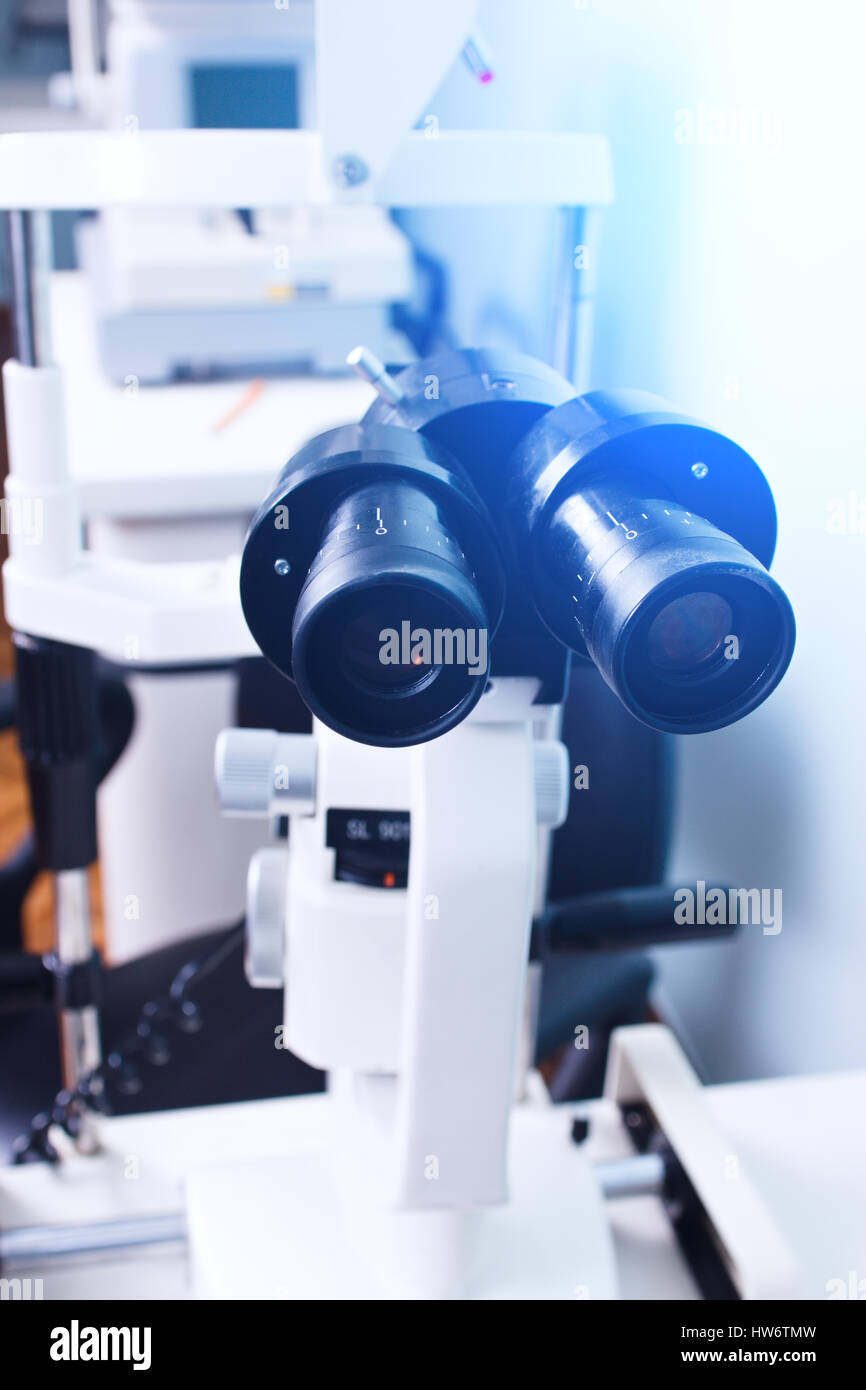 Equipment for ophthalmology Stock Photo - Alamy