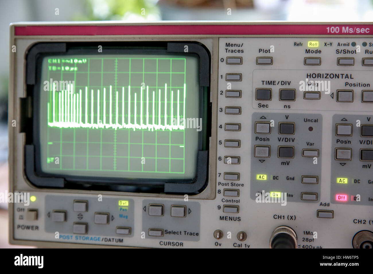Oscilloscope Frequency High Resolution Stock Photography and Images - Alamy