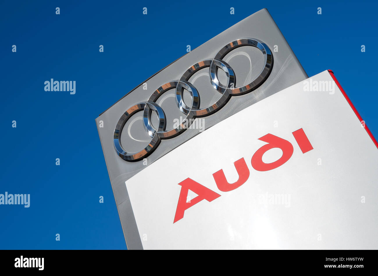 Audi badge hi-res stock photography and images - Alamy