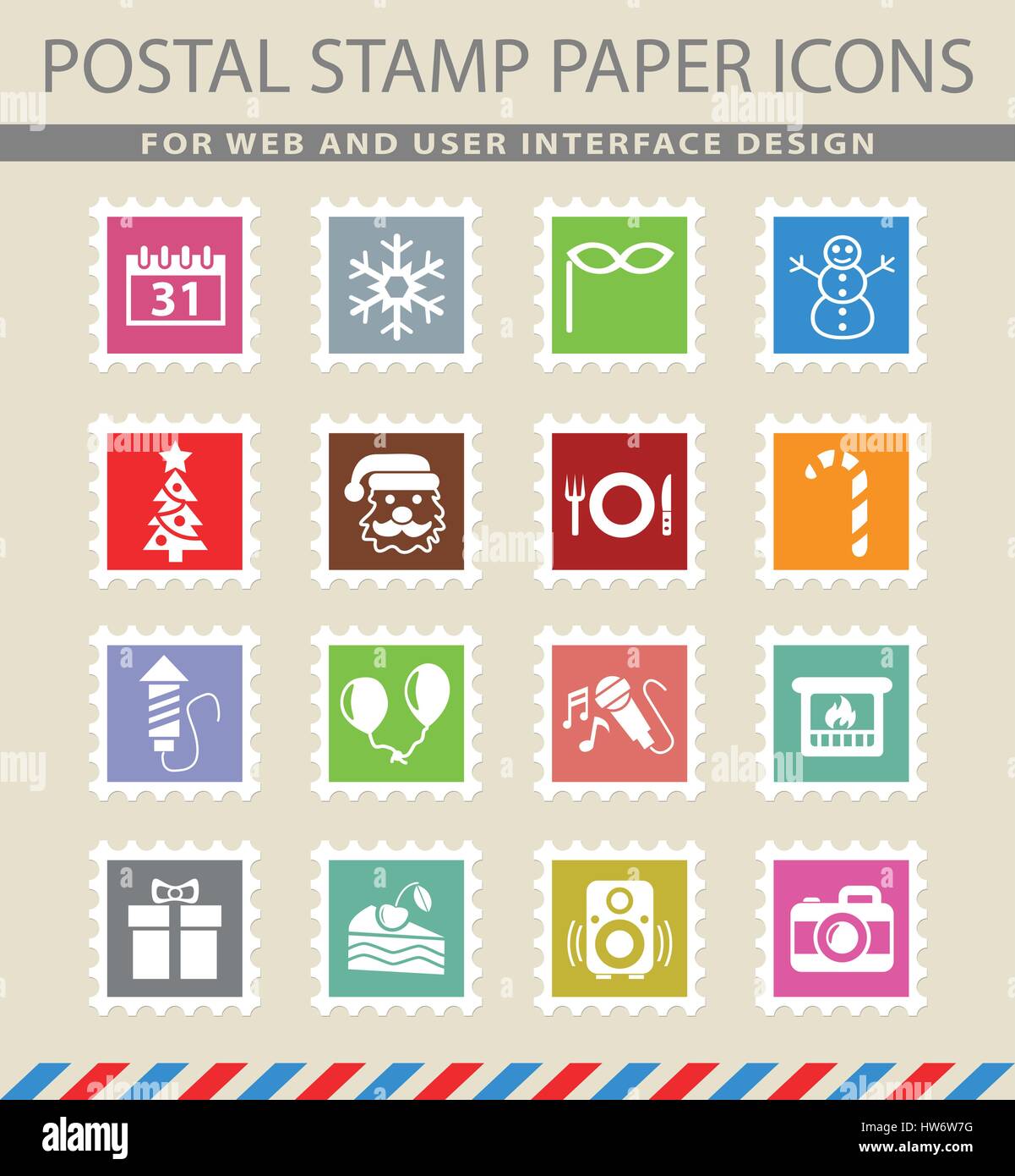 Postage stamp camera Stock Vector Images - Alamy