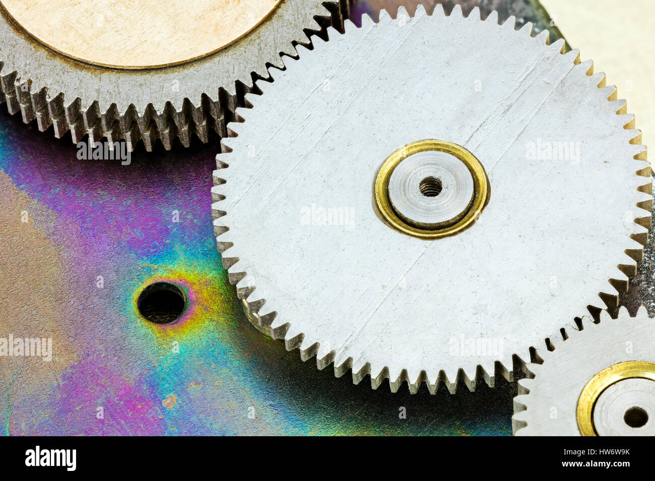 cogs and wheels detail. gear mechanism. extreme closeup Stock Photo - Alamy