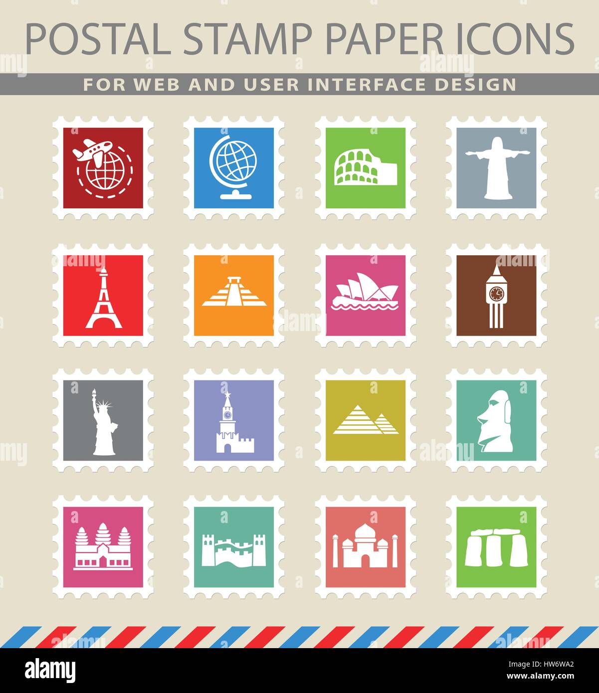 Pyramids stamp hi-res stock photography and images - Alamy