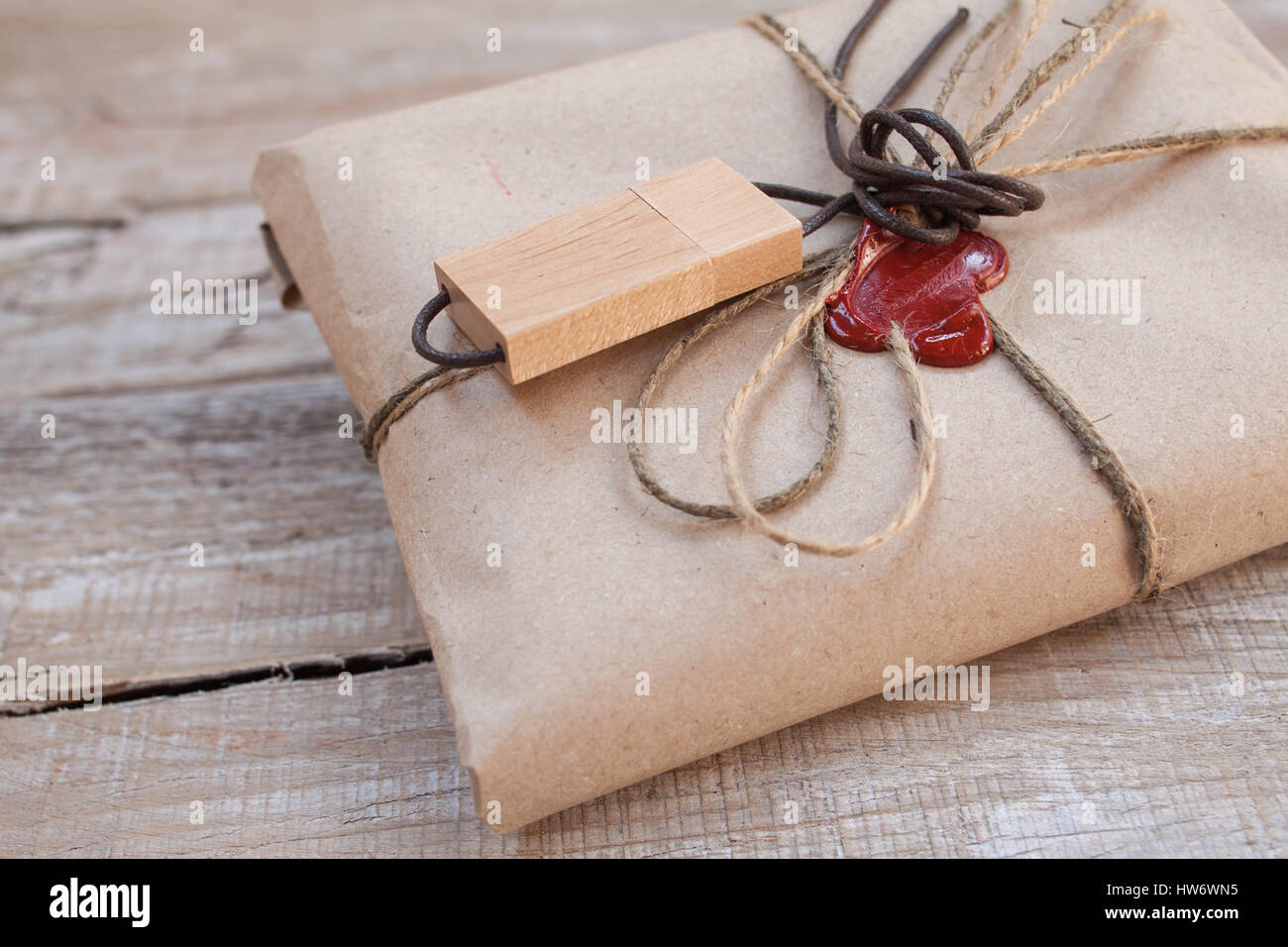 Parcel tied up with red hi-res stock photography and images - Alamy