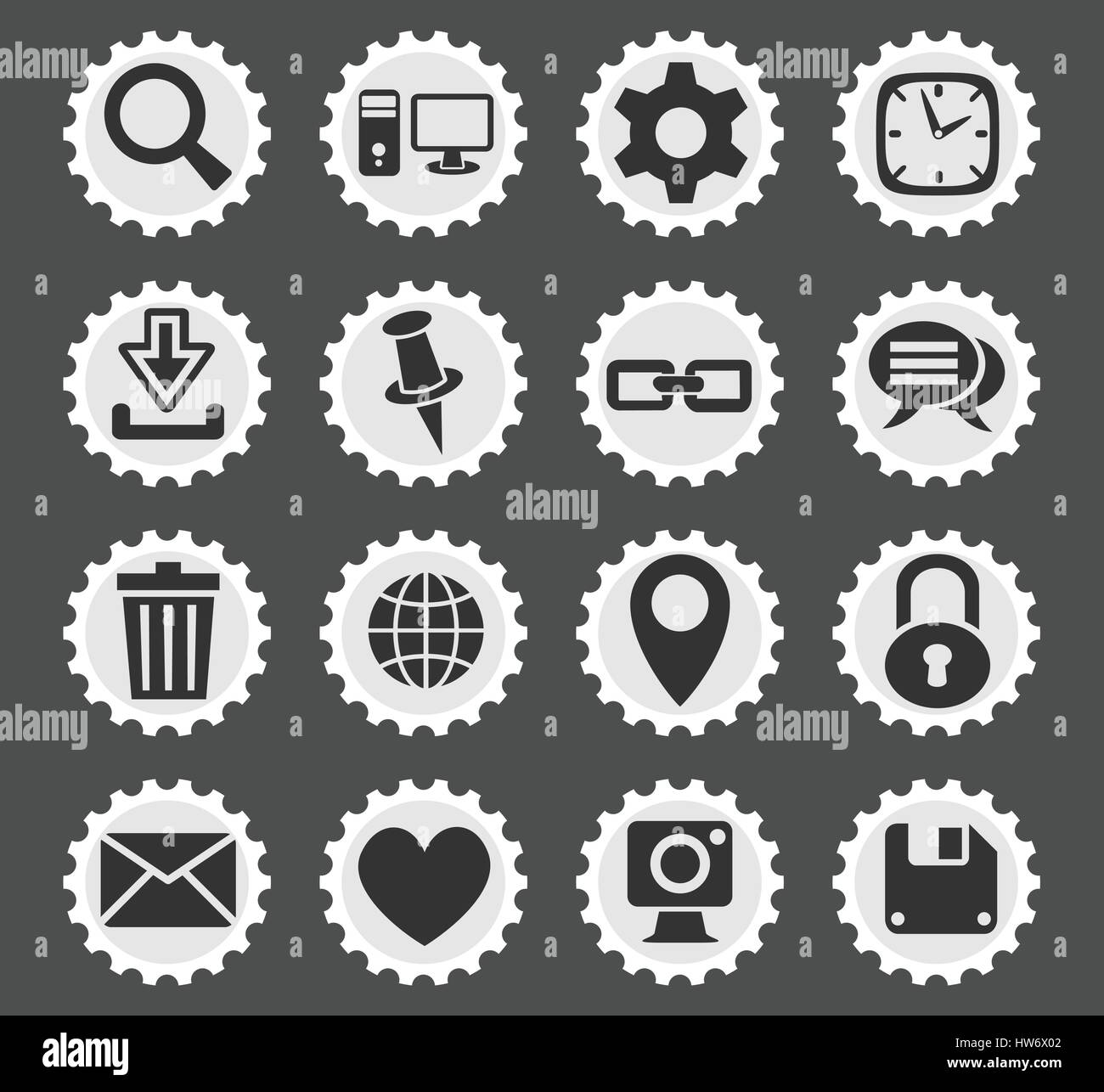 Blog interface Stock Vector Images - Alamy