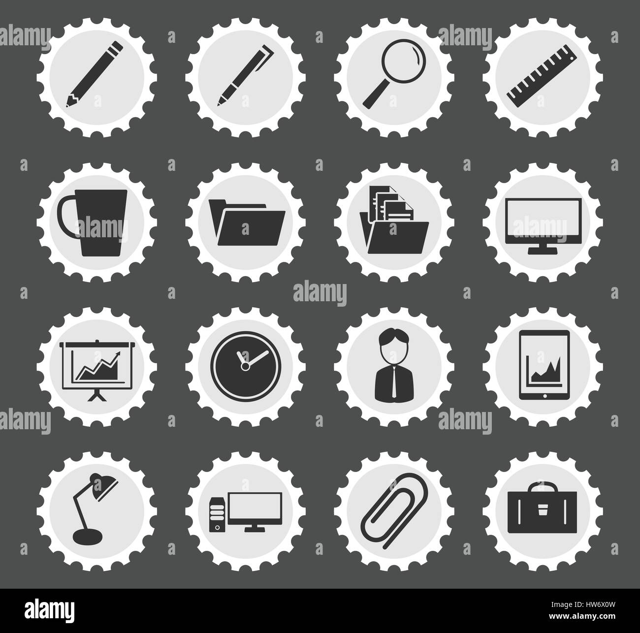 Office simply symbol for web icons and user interface Stock Vector ...
