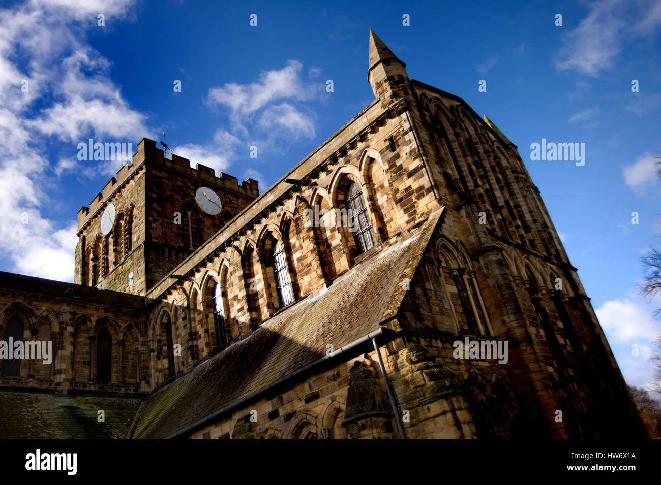 Hexham Abbey, Northumberland Stock Photo - Alamy