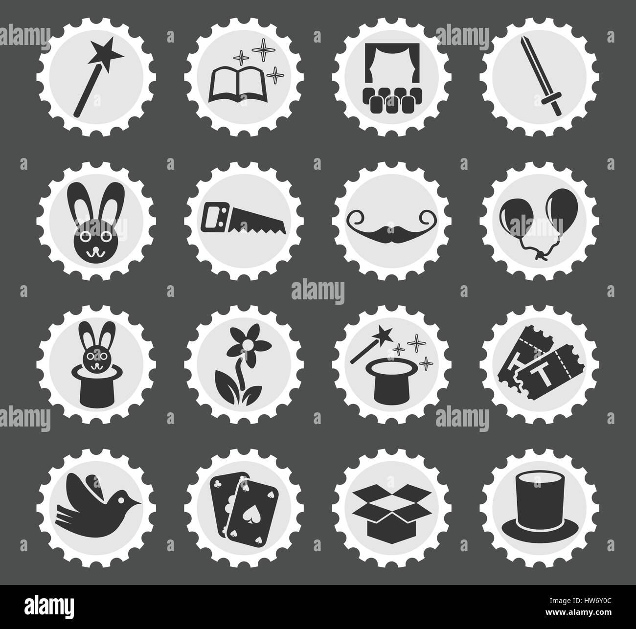 magic web icons for user interface design Stock Vector Image & Art - Alamy