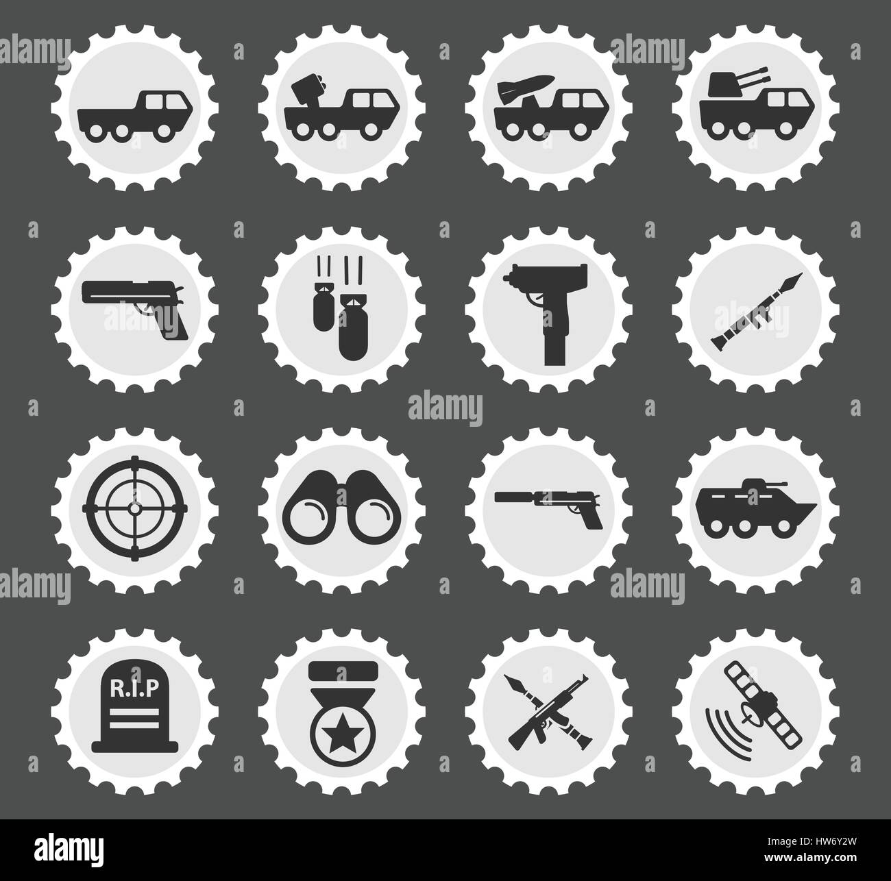 Military simply symbol for web icons and user interface Stock Vector ...