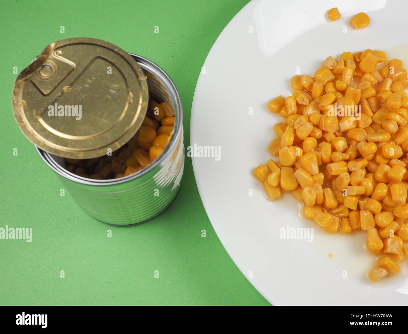 maize corn food in a white dish Stock Photo - Alamy