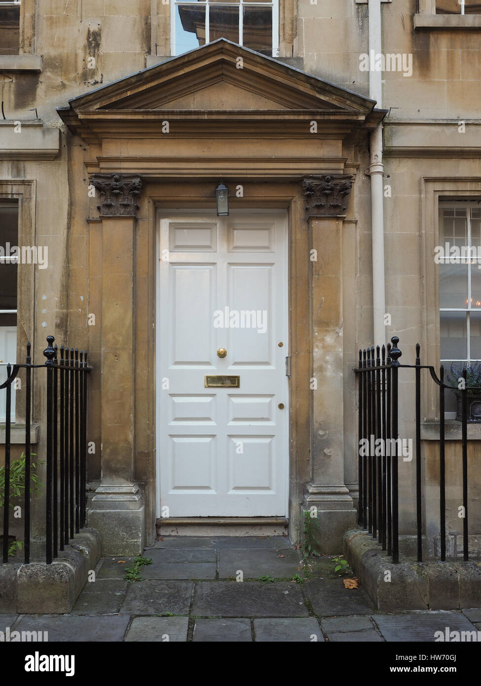 A vintage traditional English wooden entrance door Stock Photo - Alamy