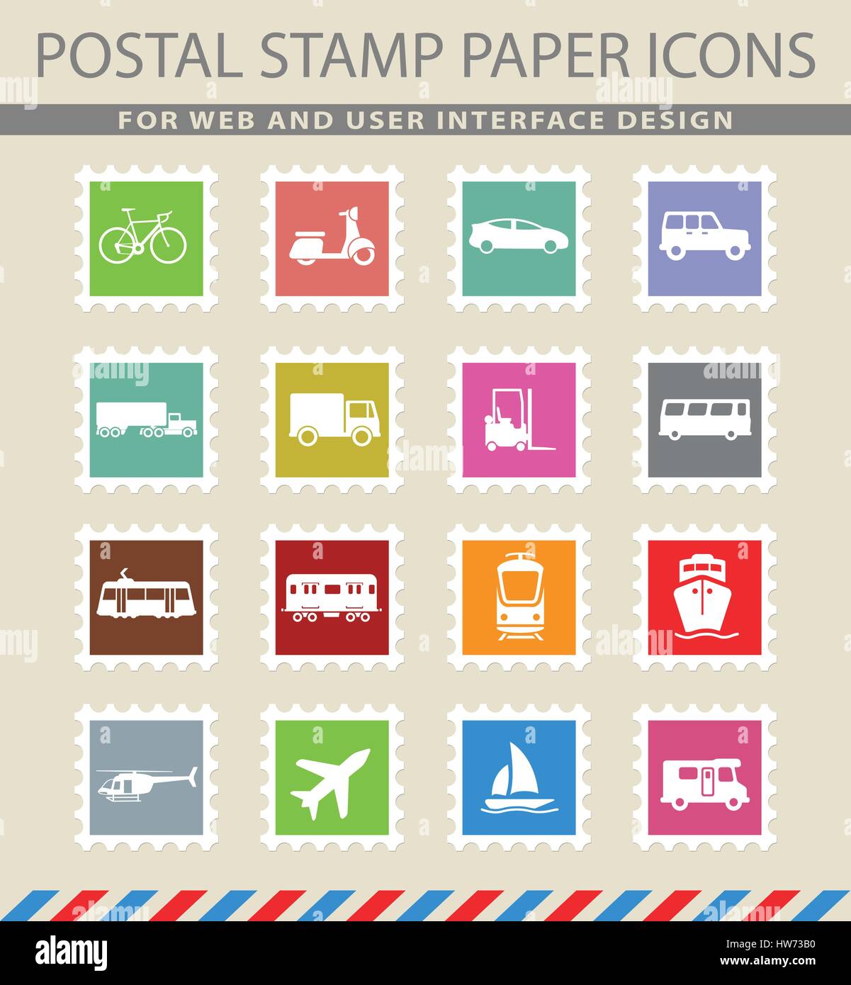 Transportation simply icons for web and user interface Stock Vector ...