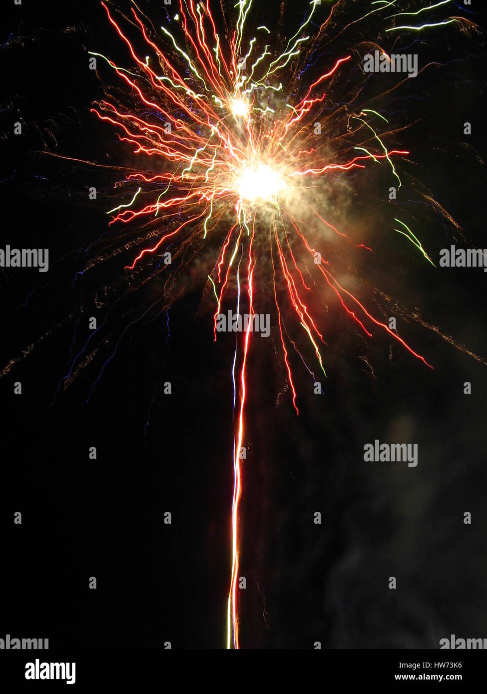 Abstract fireworks in motion Stock Photo - Alamy