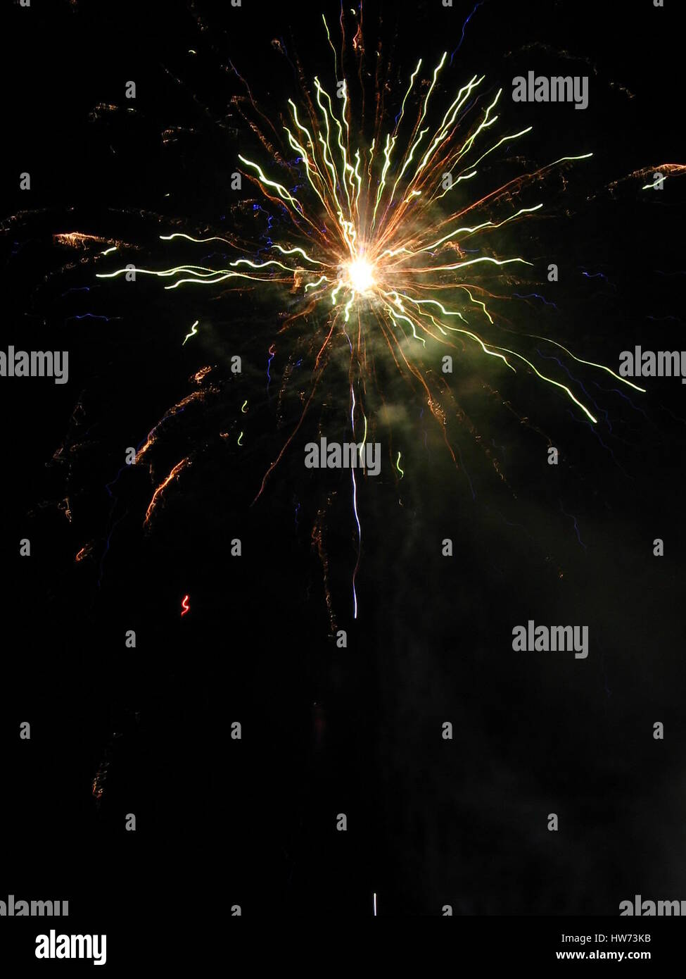 Abstract fireworks in motion Stock Photo - Alamy