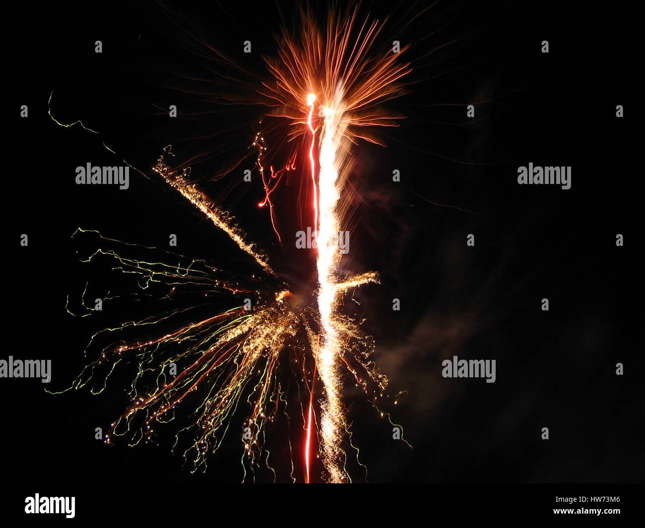 Abstract fireworks in motion Stock Photo - Alamy