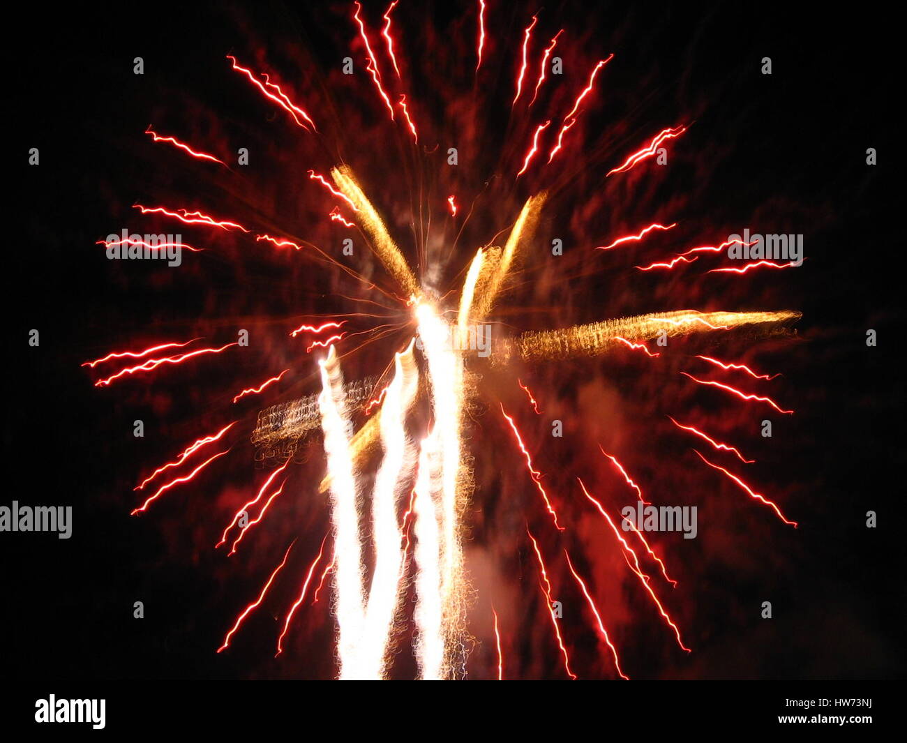 Abstract fireworks in motion Stock Photo - Alamy