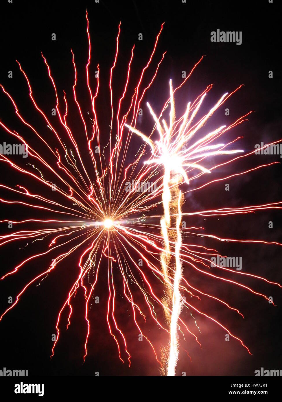 Abstract fireworks in motion Stock Photo - Alamy