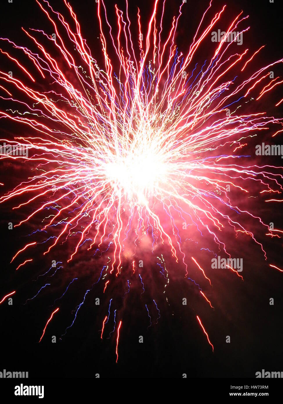 Abstract fireworks in motion Stock Photo - Alamy
