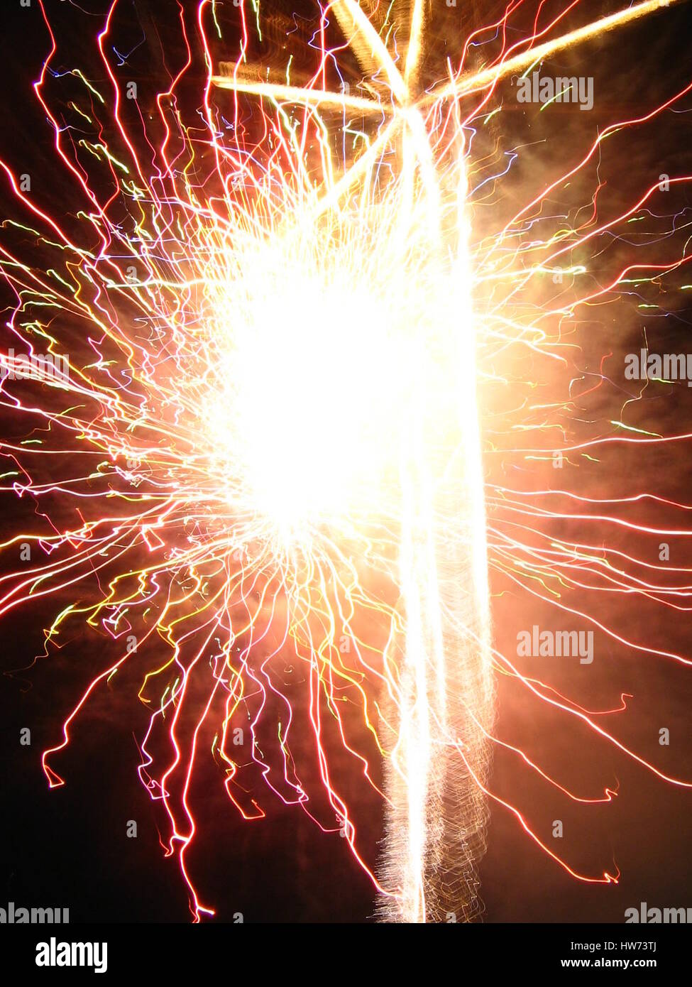 Abstract fireworks in motion Stock Photo - Alamy