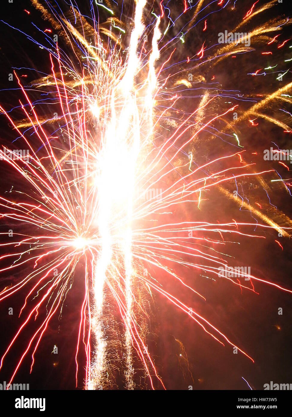 Abstract fireworks in motion Stock Photo - Alamy