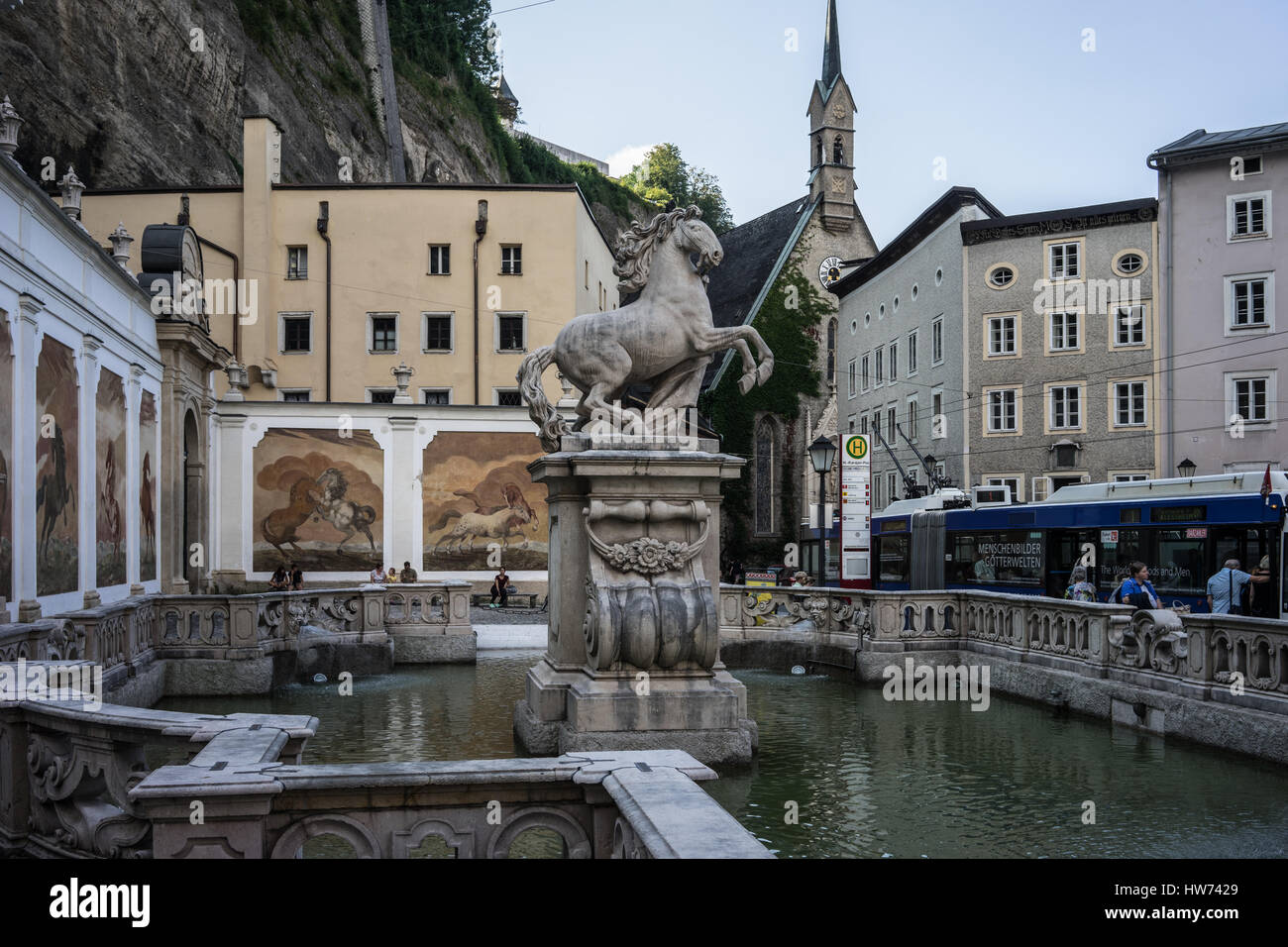 Scene from Salzburg, Austria Stock Photo - Alamy