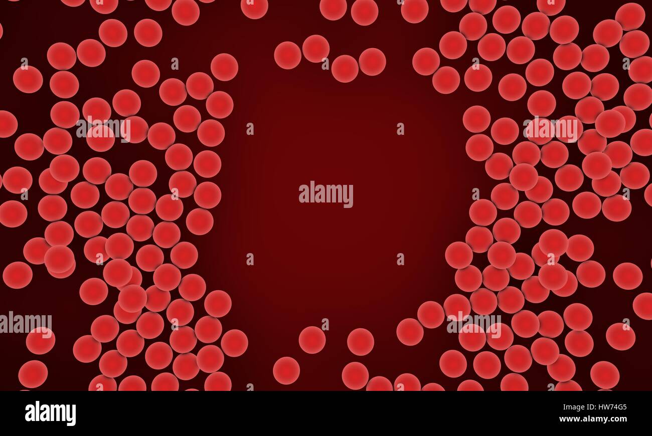 Scattered red sphere objects, background 3d render, working Stock Photo ...