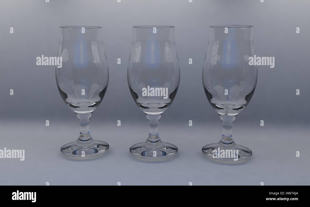 Glass Cup models, isolated on white 3d render,working Stock Photo - Alamy