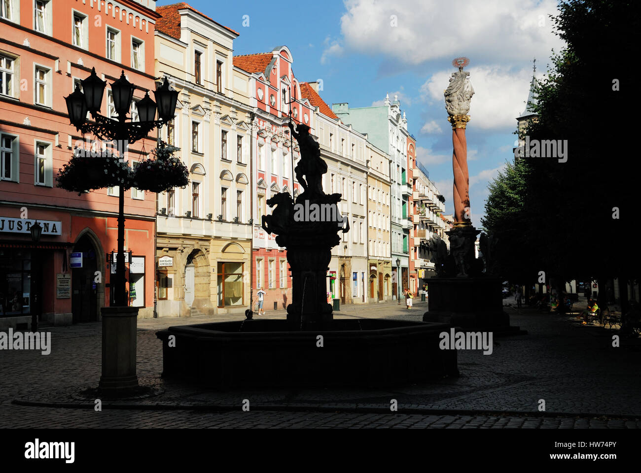 Old Market Square in Świdnica, Lower Silesia, Poland,swidnica, lower ...