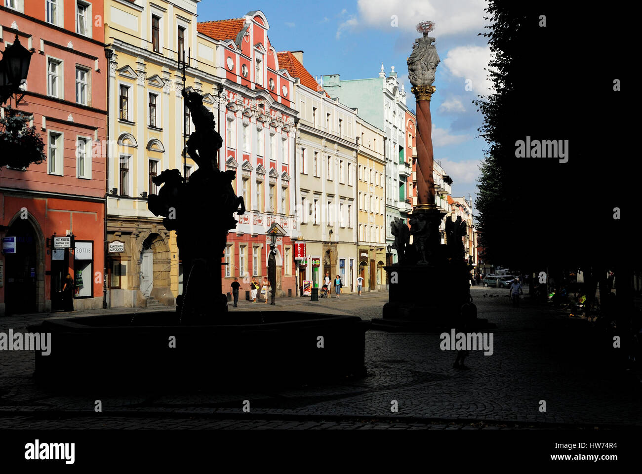 Old Market Square in Świdnica, Lower Silesia, Poland,swidnica, lower ...