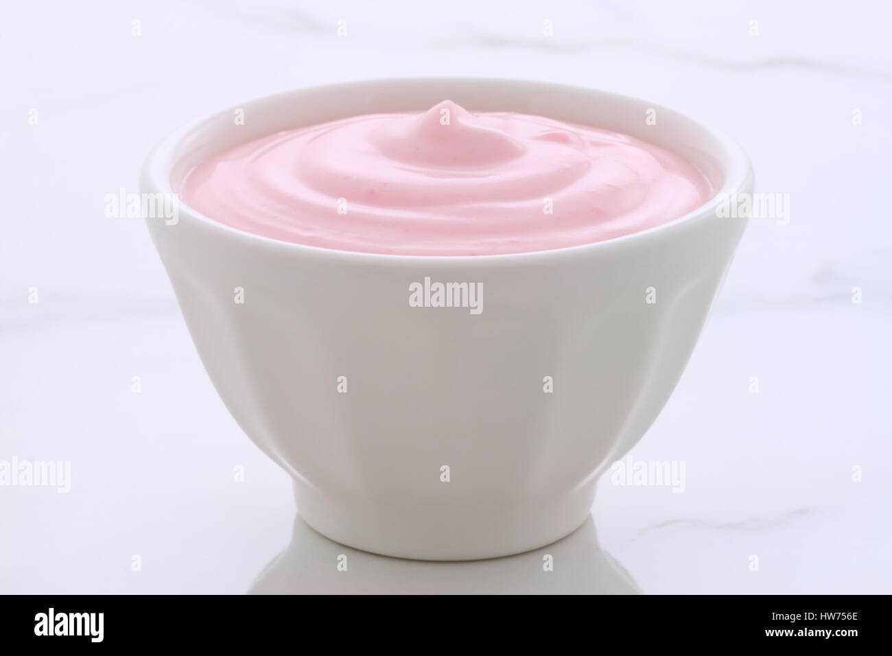 Delicious slow churned Greek strawberry yogurt, with lots of fruit and ...