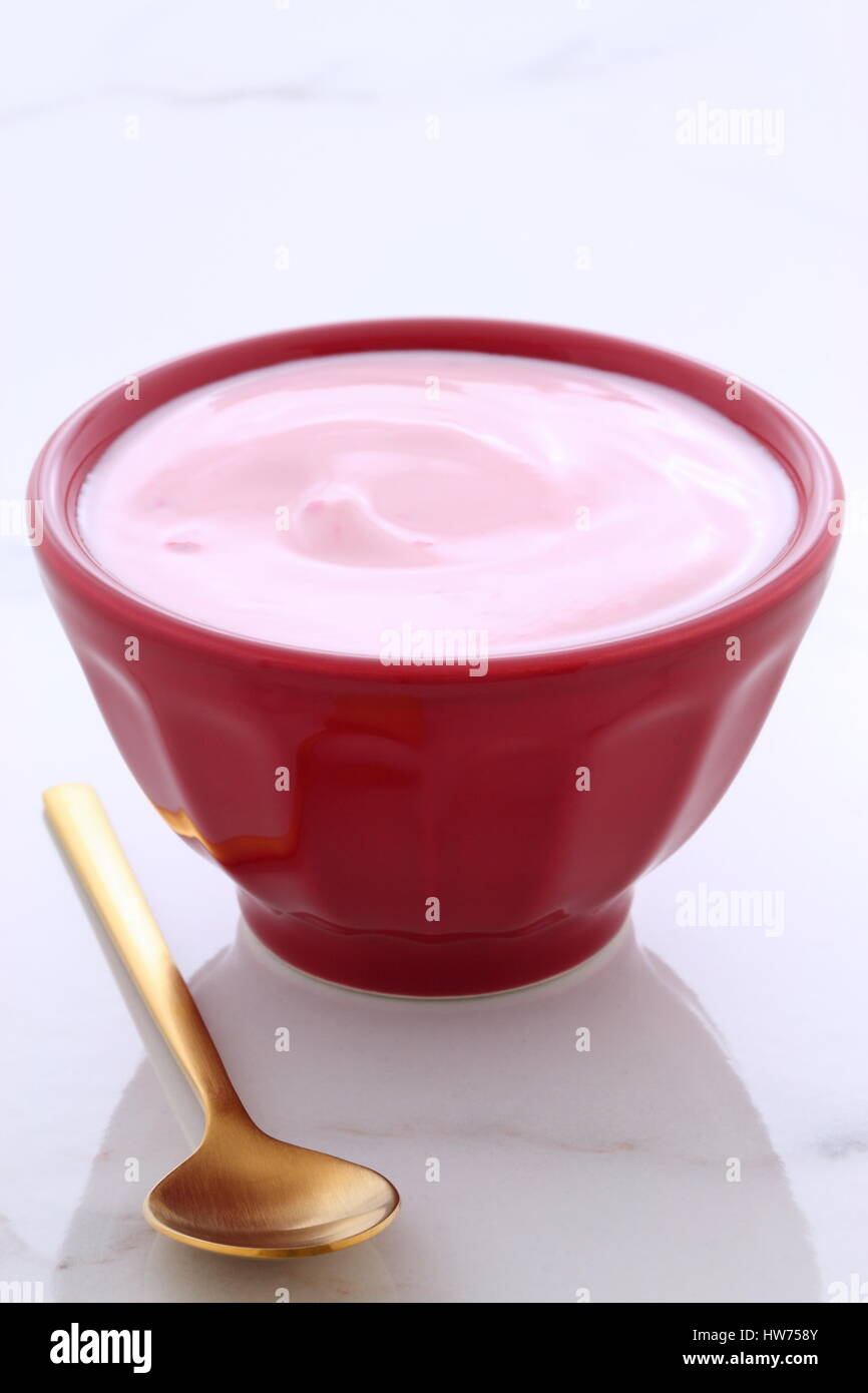 Artisan slow churned Greek strawberry yogurt, with lots of fruit and ...