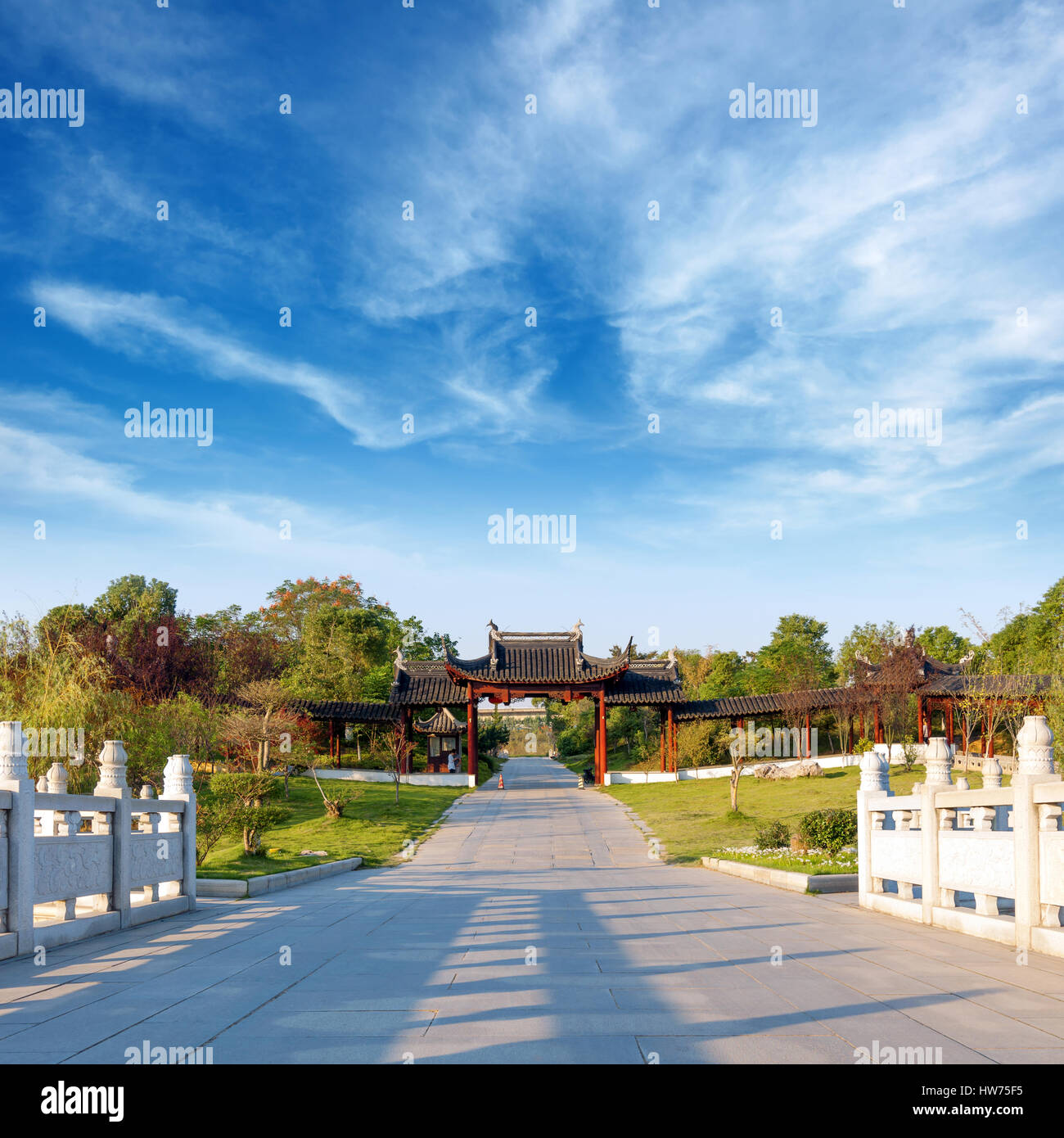 The world-famous gardens in Suzhou, China-style park Stock Photo - Alamy