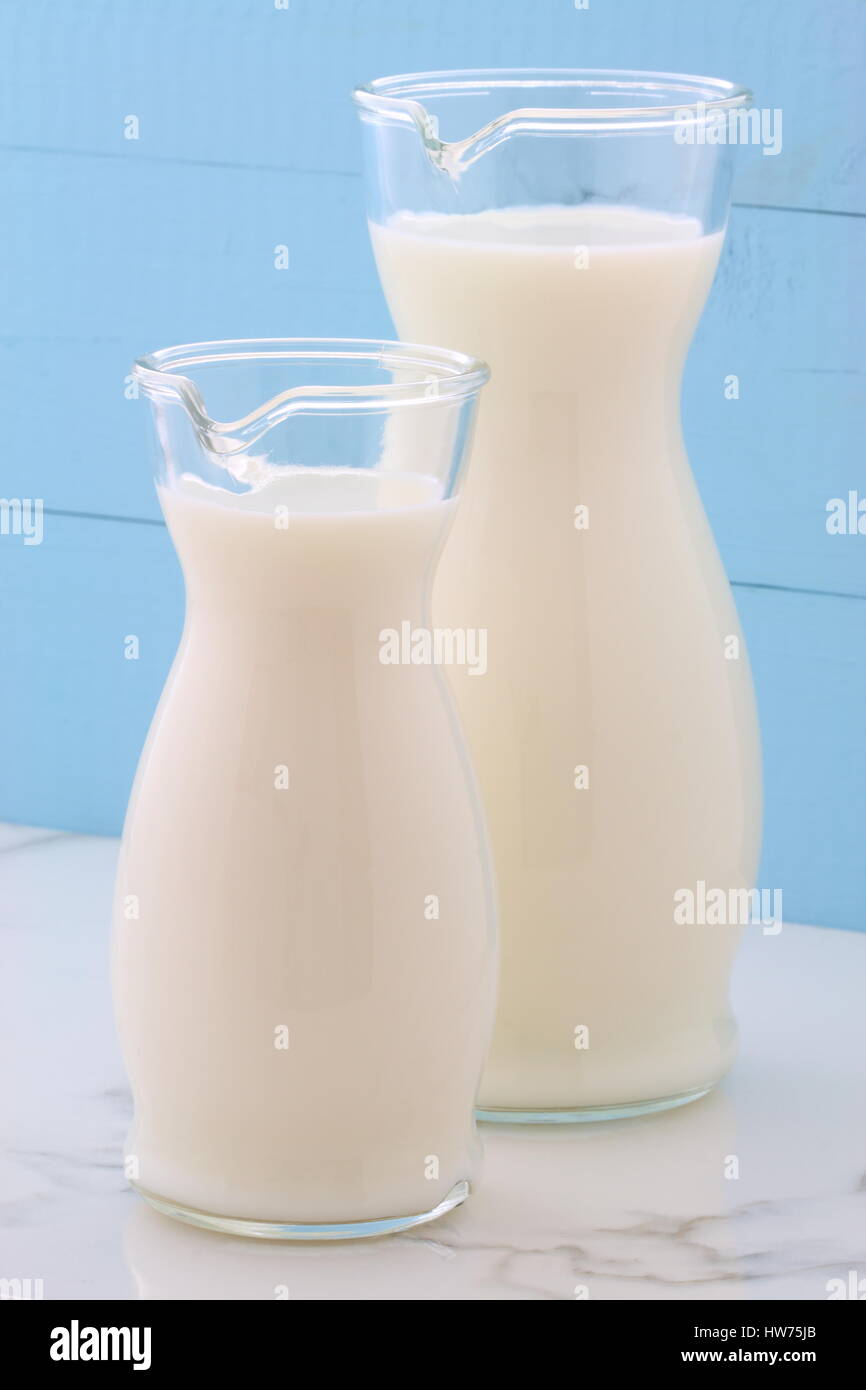 Delicious fresh milk, one of the primary sources of nutrition on ...