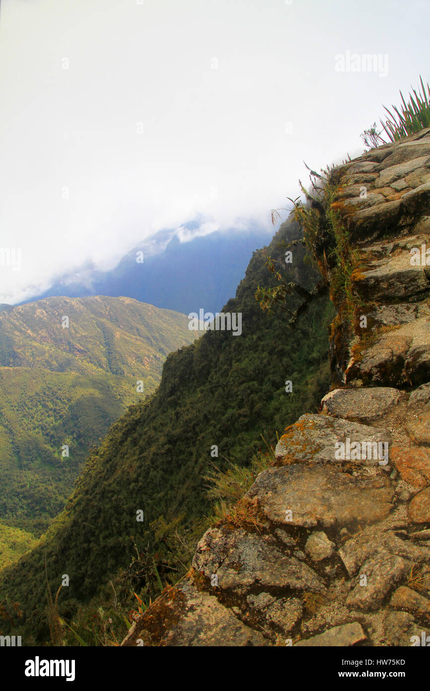 Hiking inca trail peru hi-res stock photography and images - Alamy