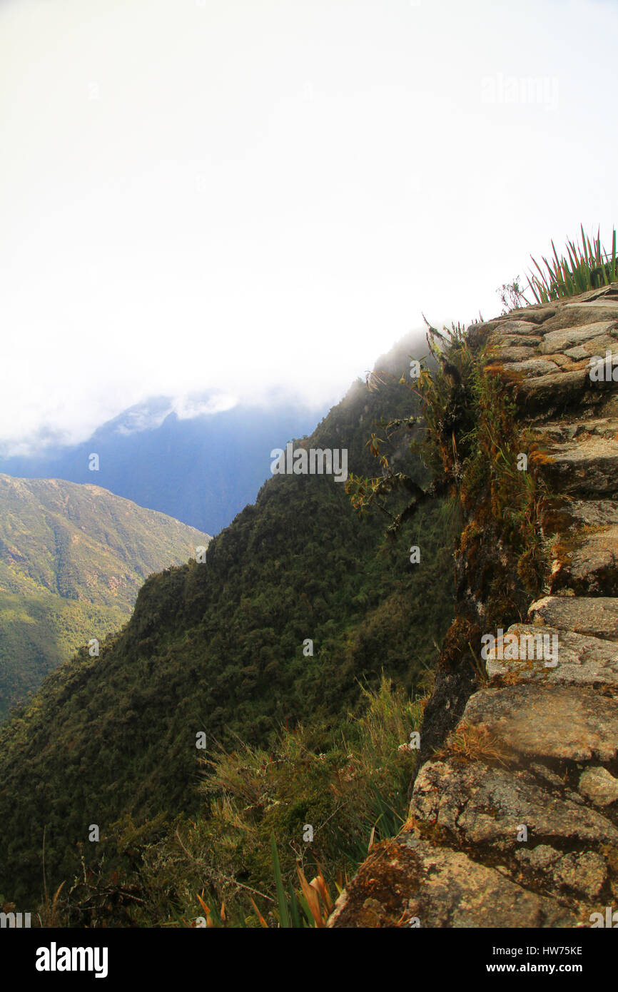 Scenery along the Inca Trail in Peru Stock Photo - Alamy