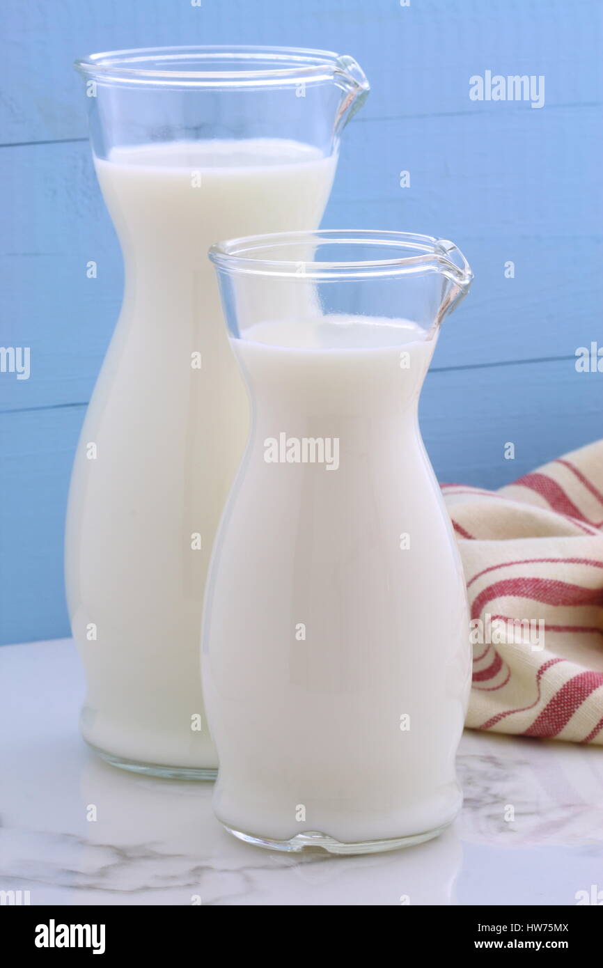 Delicious fresh milk, one of the primary sources of nutrition on ...