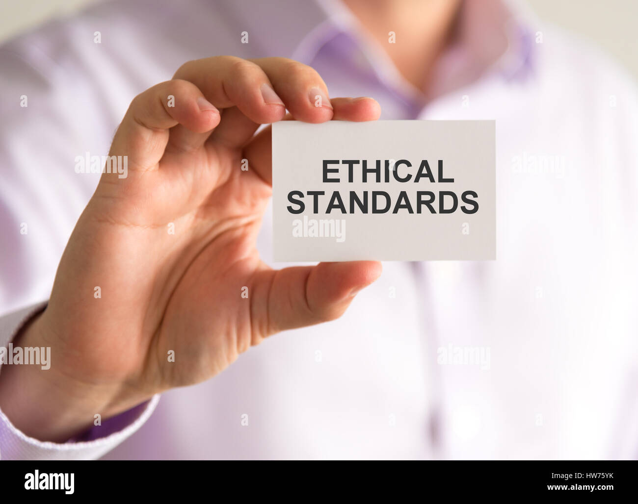 Ethical standards hi-res stock photography and images - Alamy