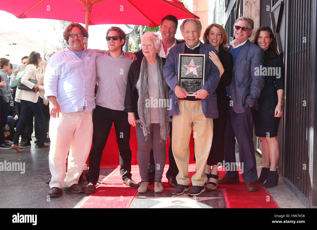 George Segal Hollywood Walk Of Fame Ceremony Featuring: Matthew ...