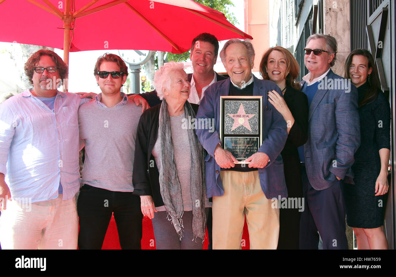 George Segal Hollywood Walk Of Fame Ceremony Featuring: Matthew ...
