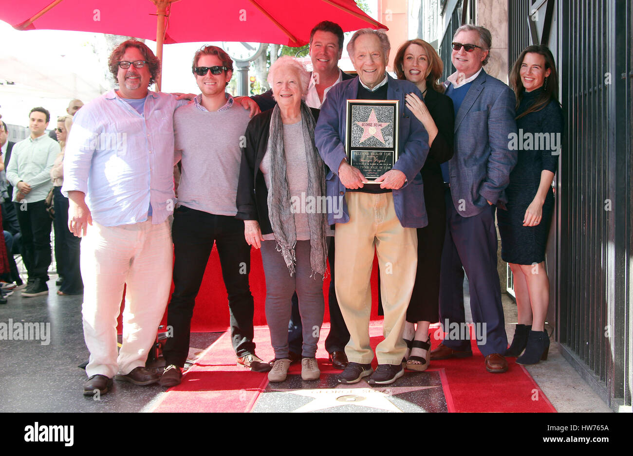 George Segal Hollywood Walk Of Fame Ceremony Featuring: Matthew ...