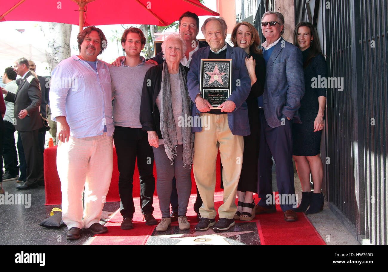 George Segal Hollywood Walk Of Fame Ceremony Featuring: Matthew ...