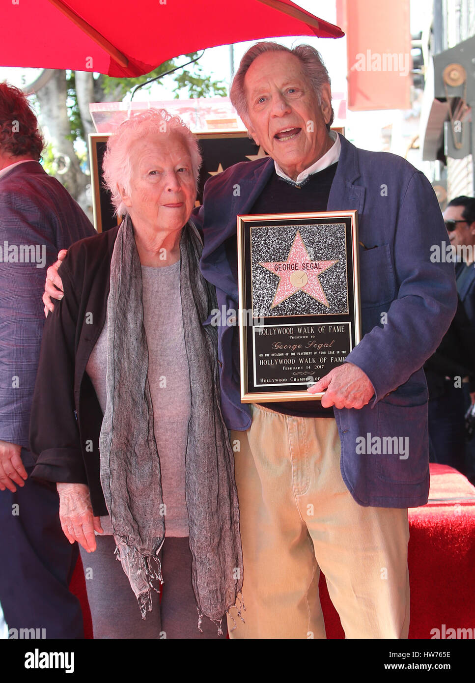 George Segal Hollywood Walk Of Fame Ceremony Featuring: Sonia Segal ...