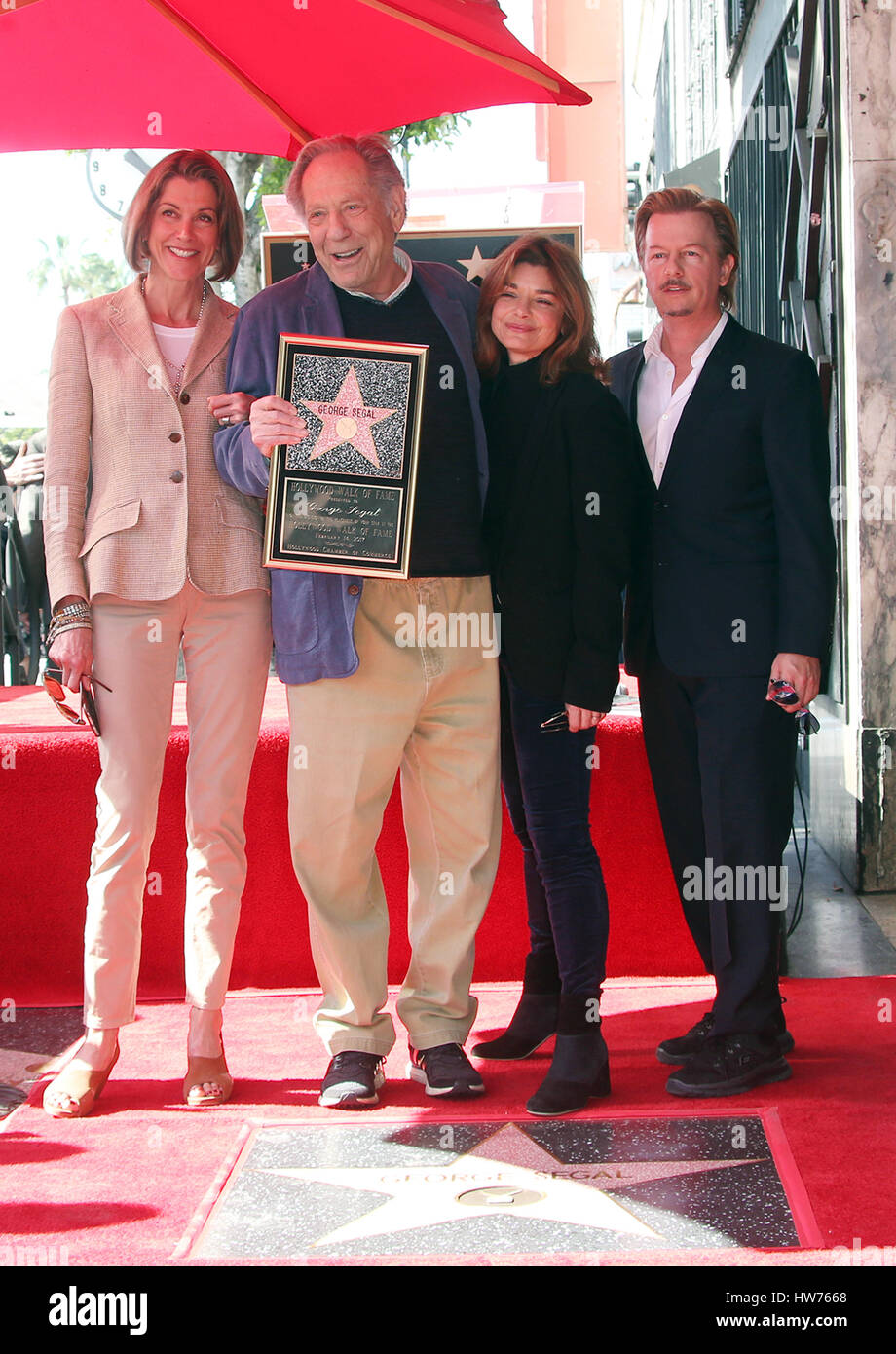 George Segal Hollywood Walk Of Fame Ceremony Featuring: Wendie Malick ...