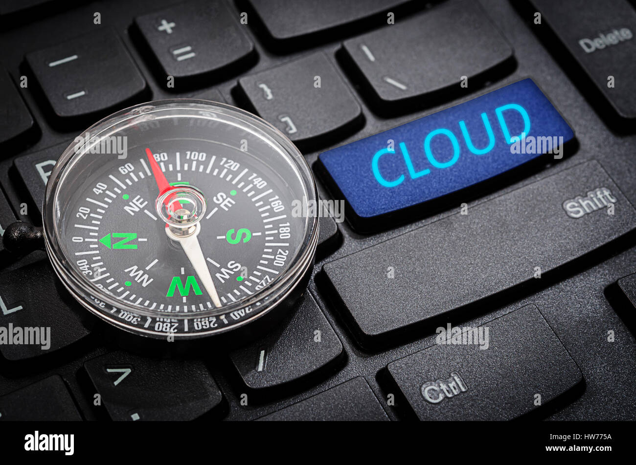 Compass word cloud concept text hi-res stock photography and images - Alamy