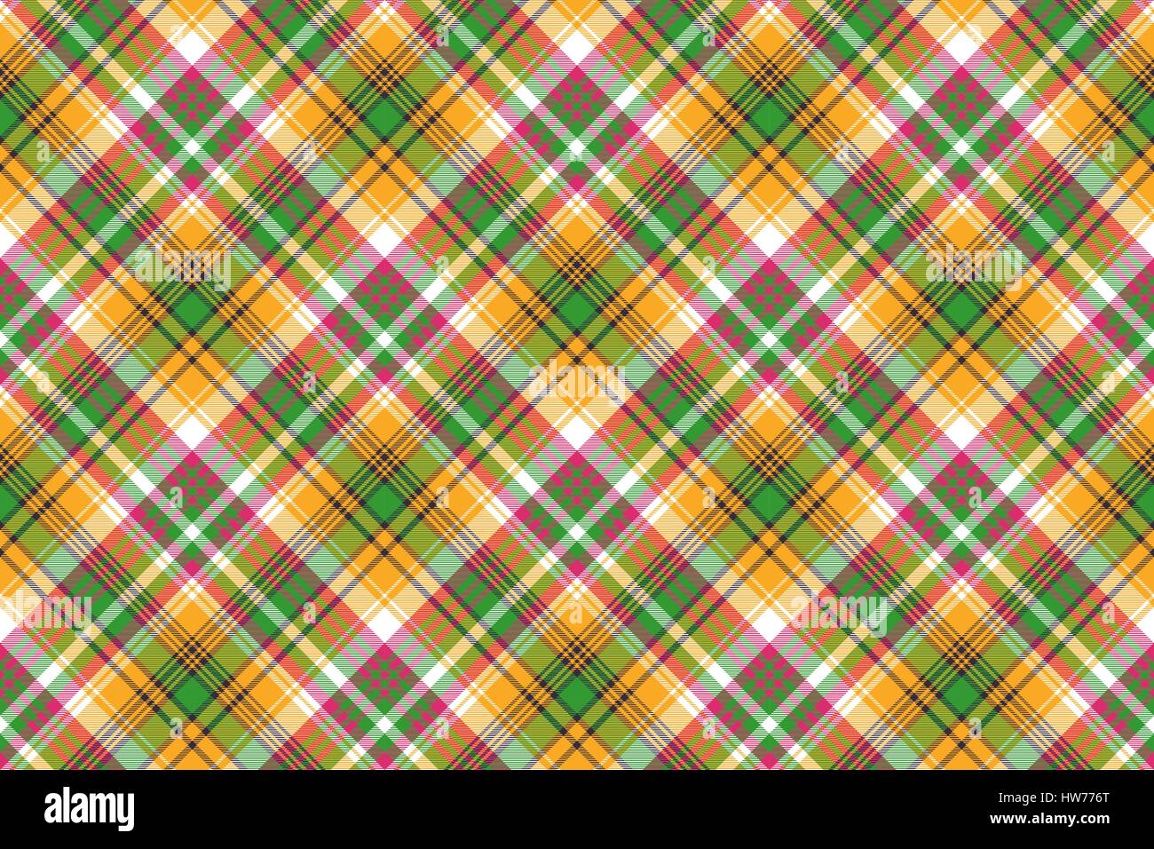 Colors madras plaid textile texture seamless pattern. Vector ...