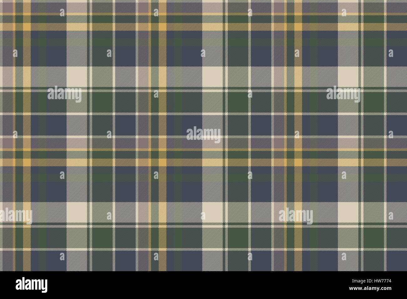 Green blue classic check plaid seamless pattern. Vector illustration ...