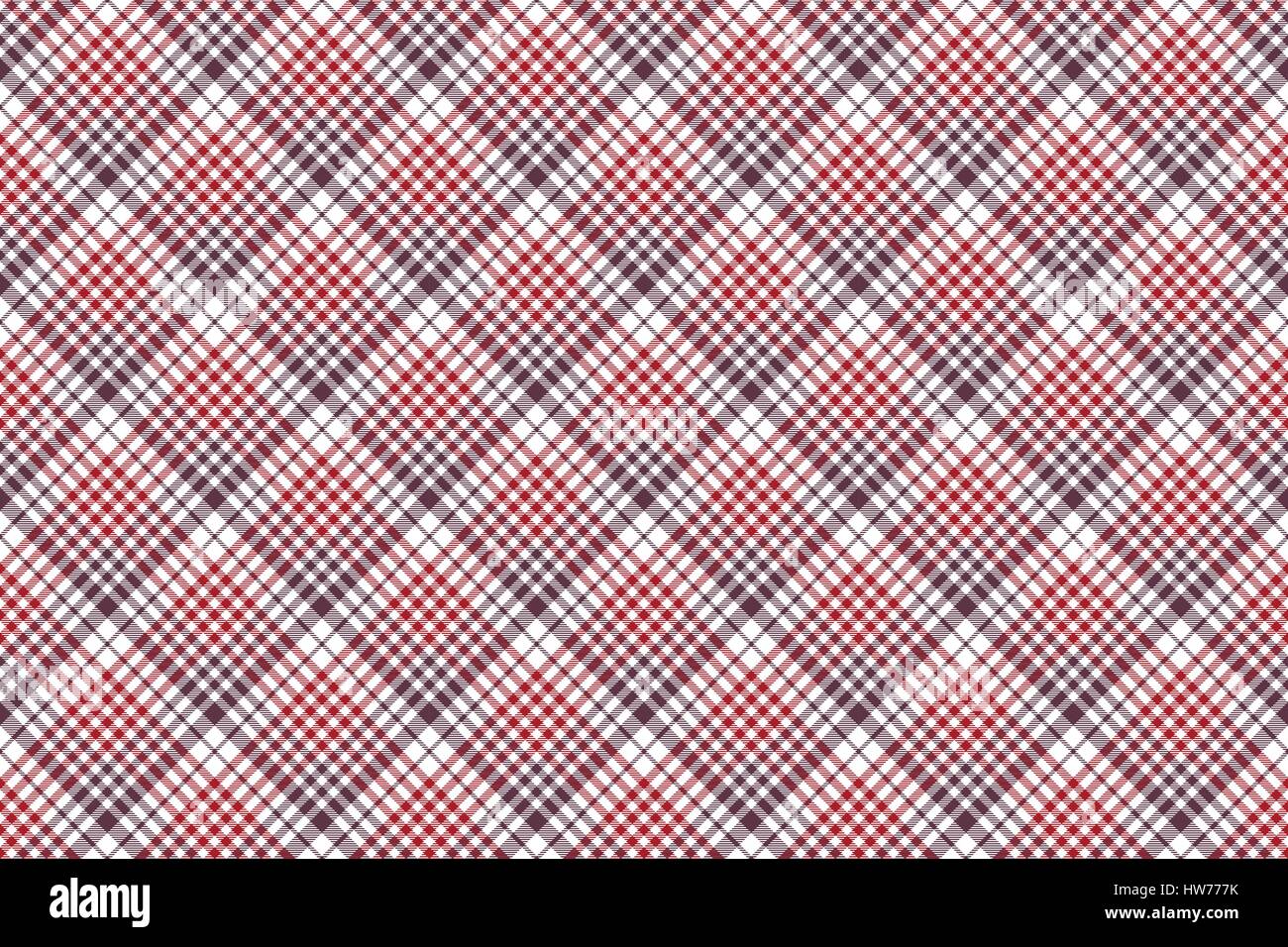 Seamless check fabric texture tablecloth pattern. Vector illustration ...