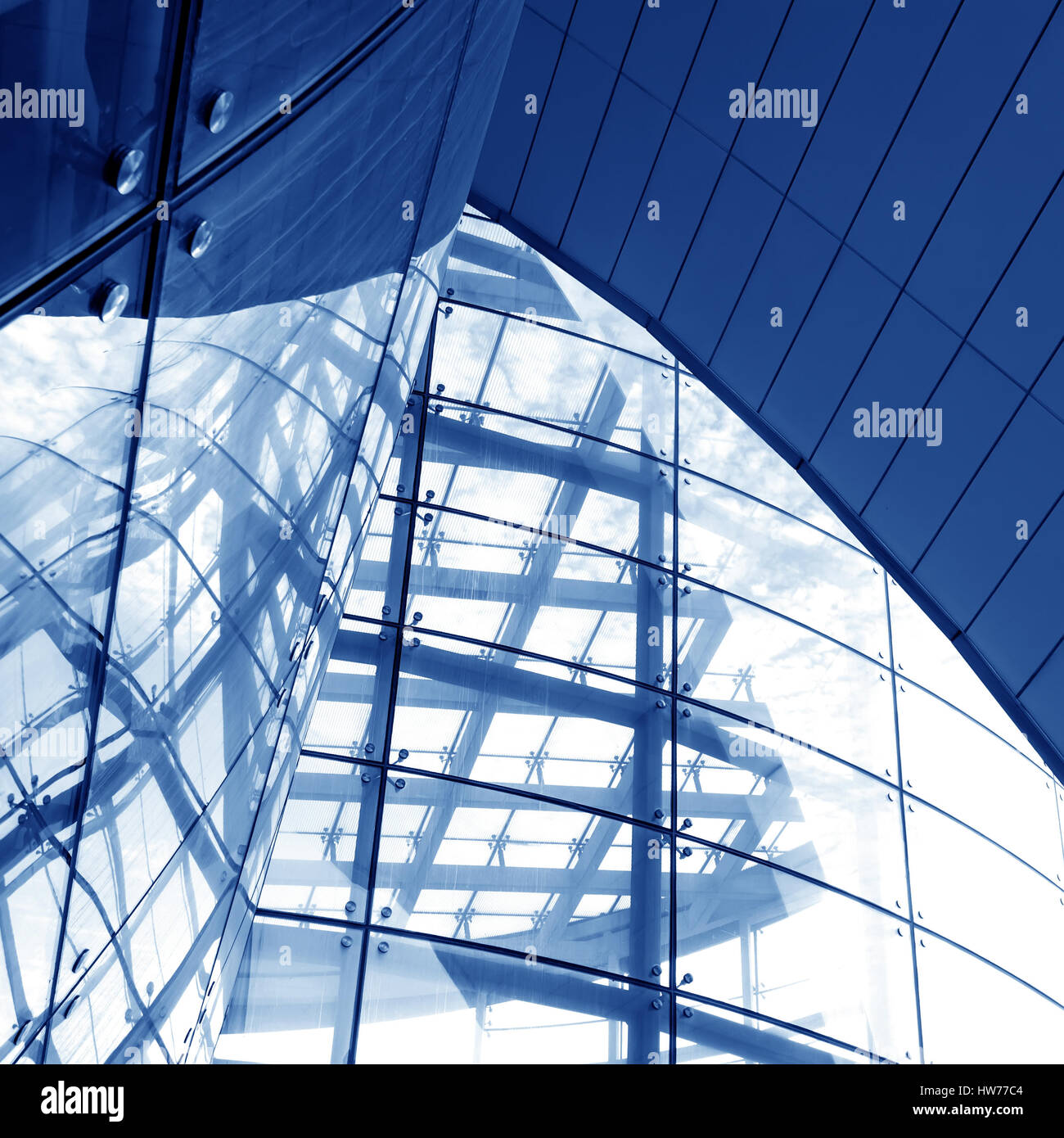Business Building of the glass structure Stock Photo - Alamy