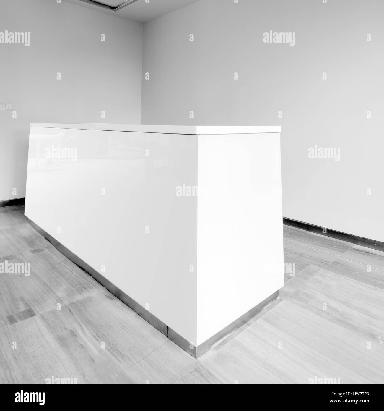 The new office reception area, clean and bright Stock Photo - Alamy