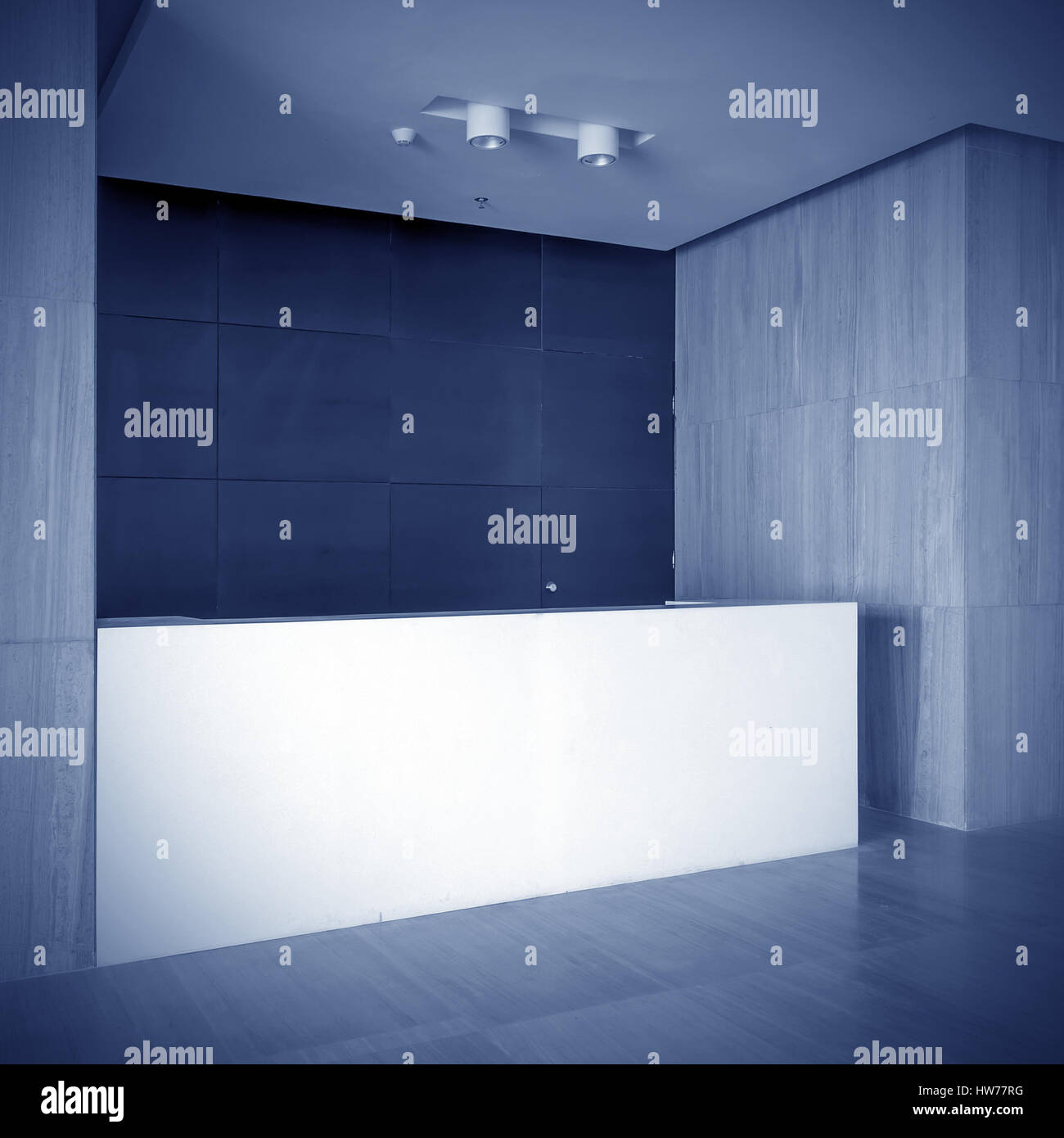 The new office reception area, clean and bright Stock Photo - Alamy