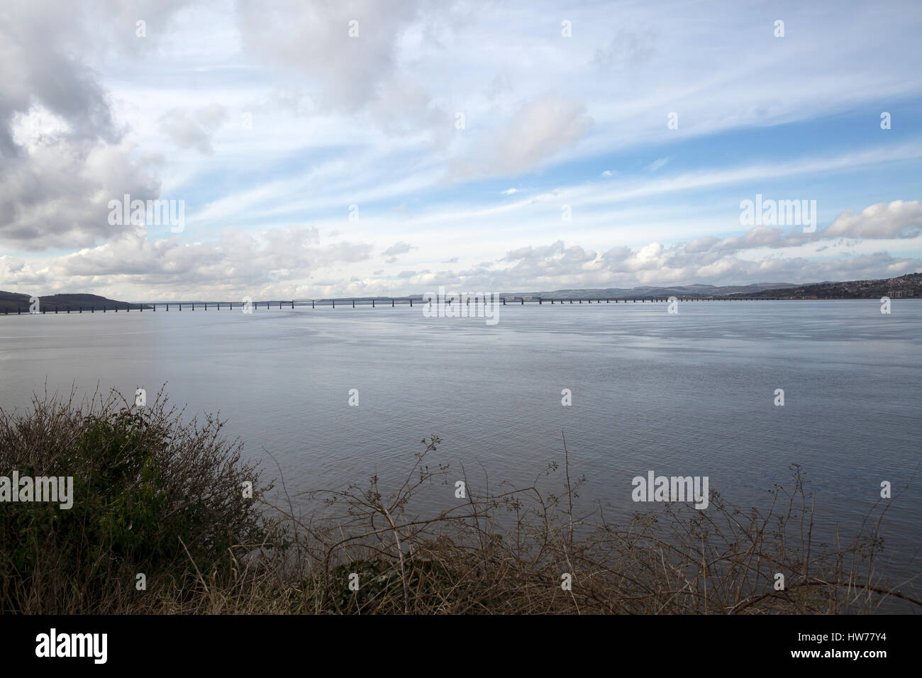 A view of Dundee across the River Tay in Scotland Stock Photo - Alamy